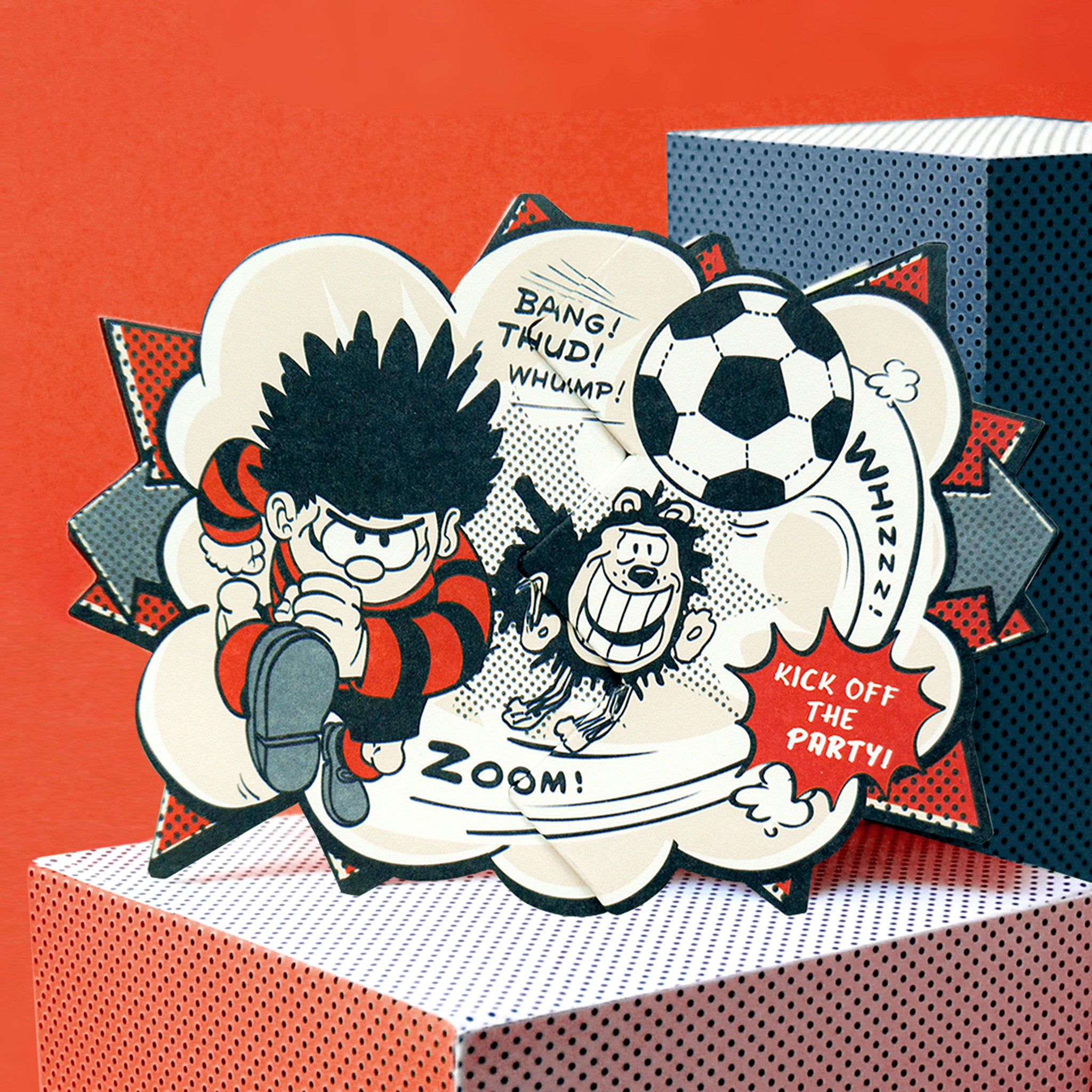 'Dennis Football' Beano Surprise Card – My Design Collections