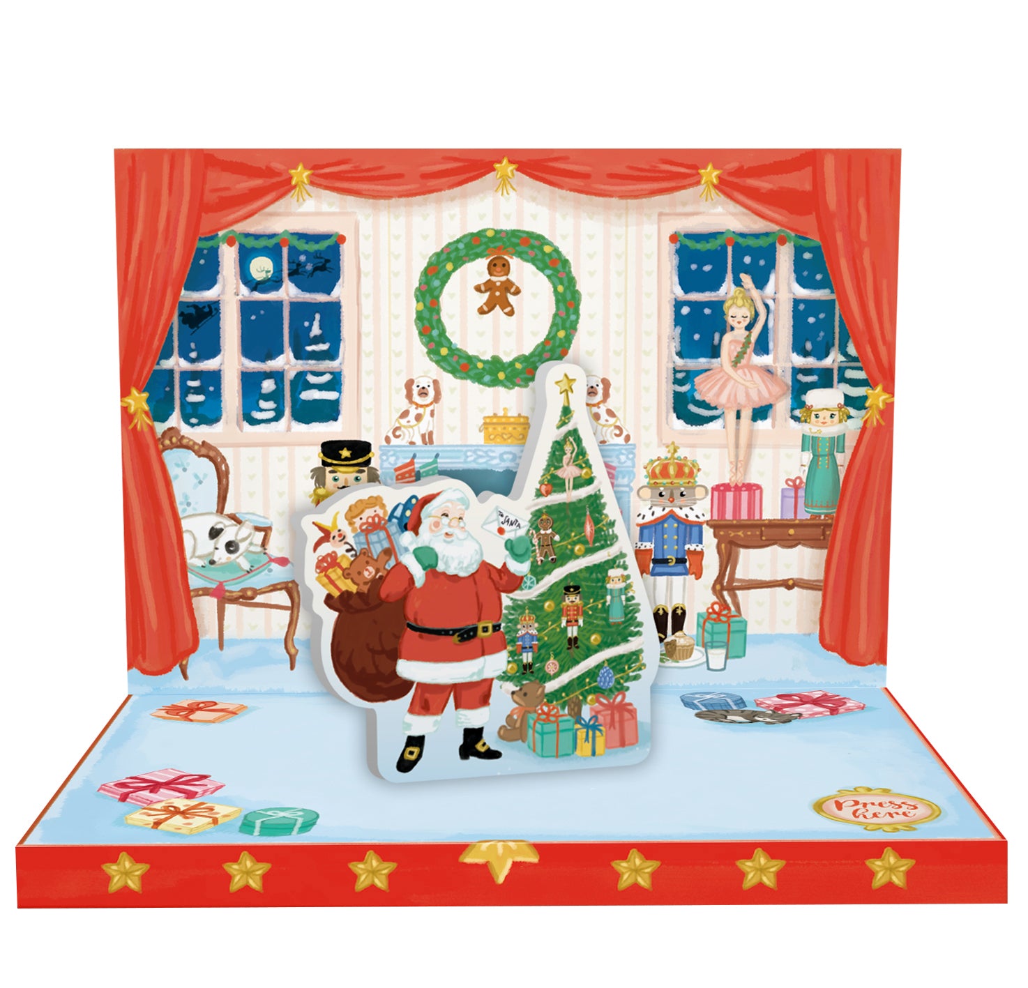 Christmas Eve The Nutcracker Music Box Card – My Design Collections